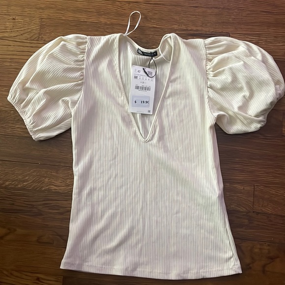 Zara | Tops | Zara Short Sleeve Top | Poshmark